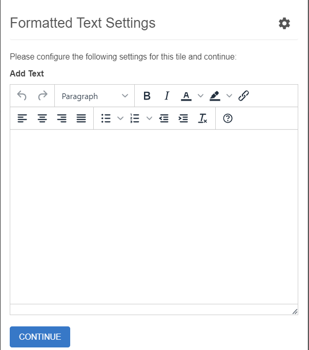 Adding and Configuring Formatted Text Tiles | Jive Documentation Adding and Configuring Formatted Text Tiles | Jive Documentation
